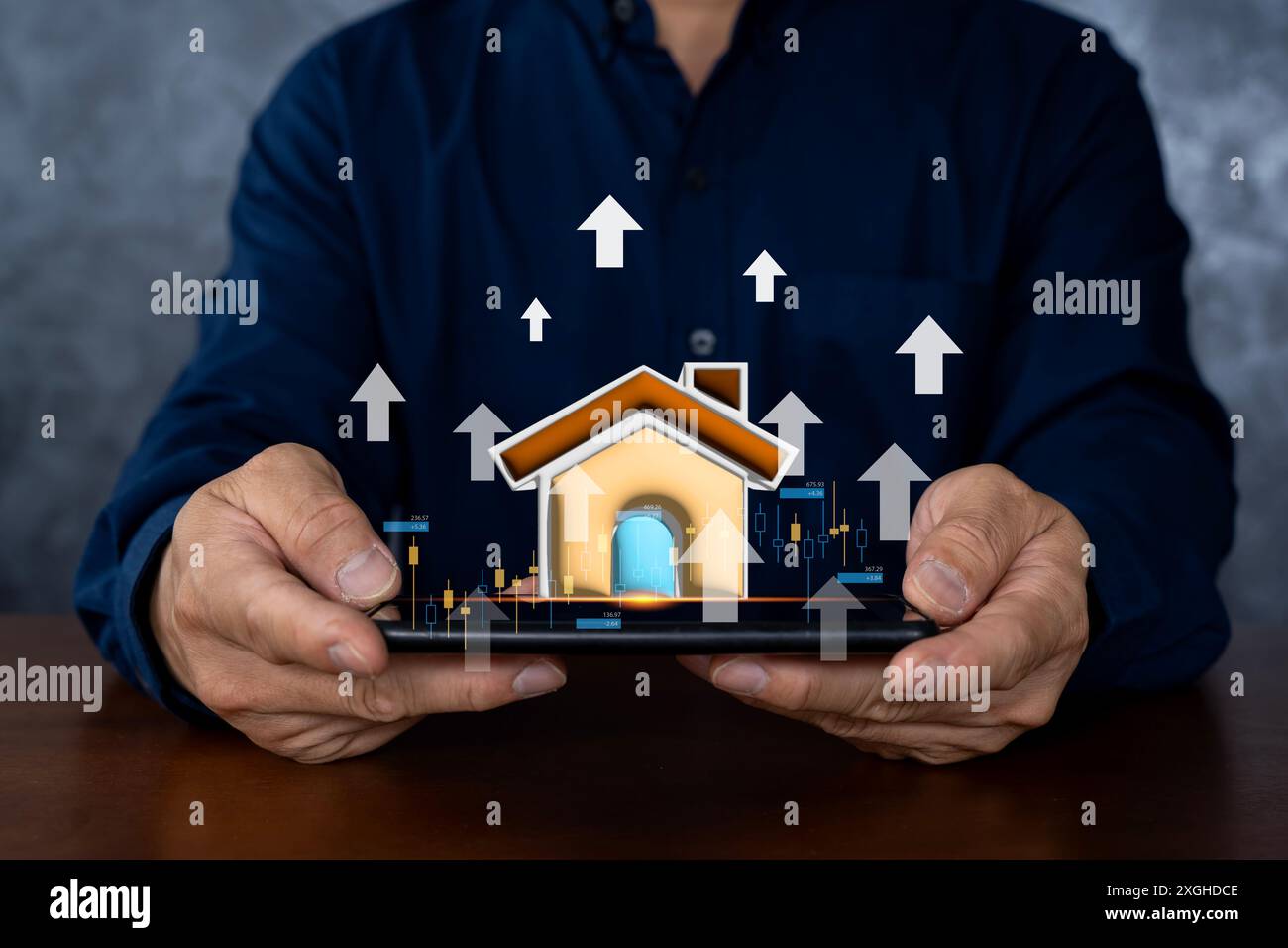 Inflation going up property hi-res stock photography and images - Alamy
