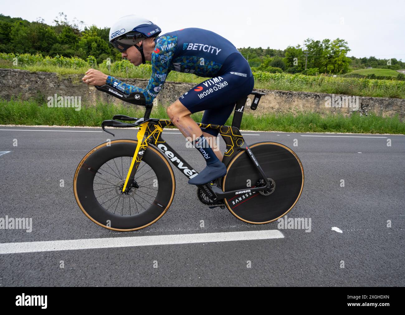 Wilco Kelderman, Team Visma-Lease a Bike, 2024 Tour de france stage 7 ...
