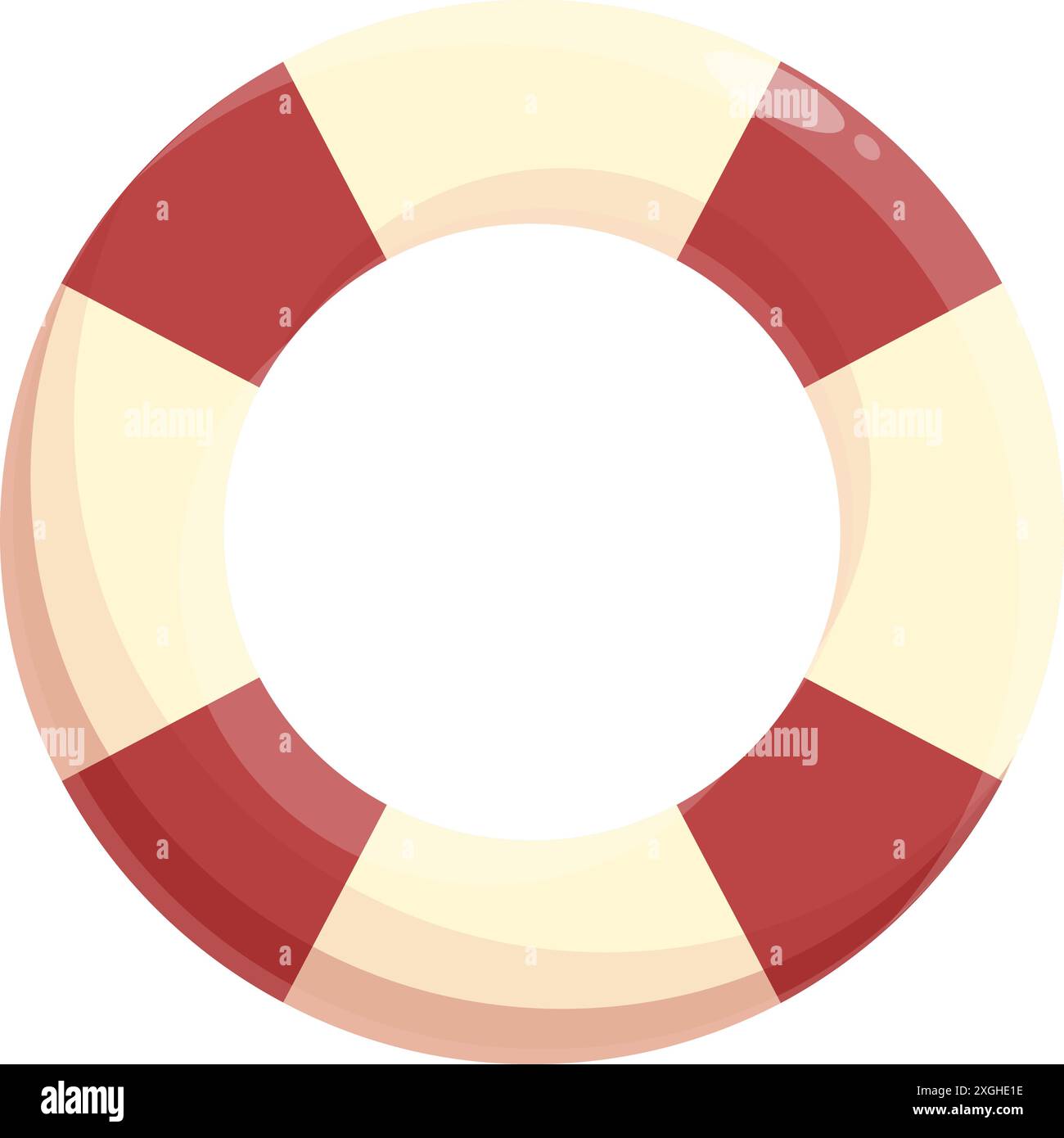 Lifebuoy floating on the water, a vital tool for maritime safety and ...