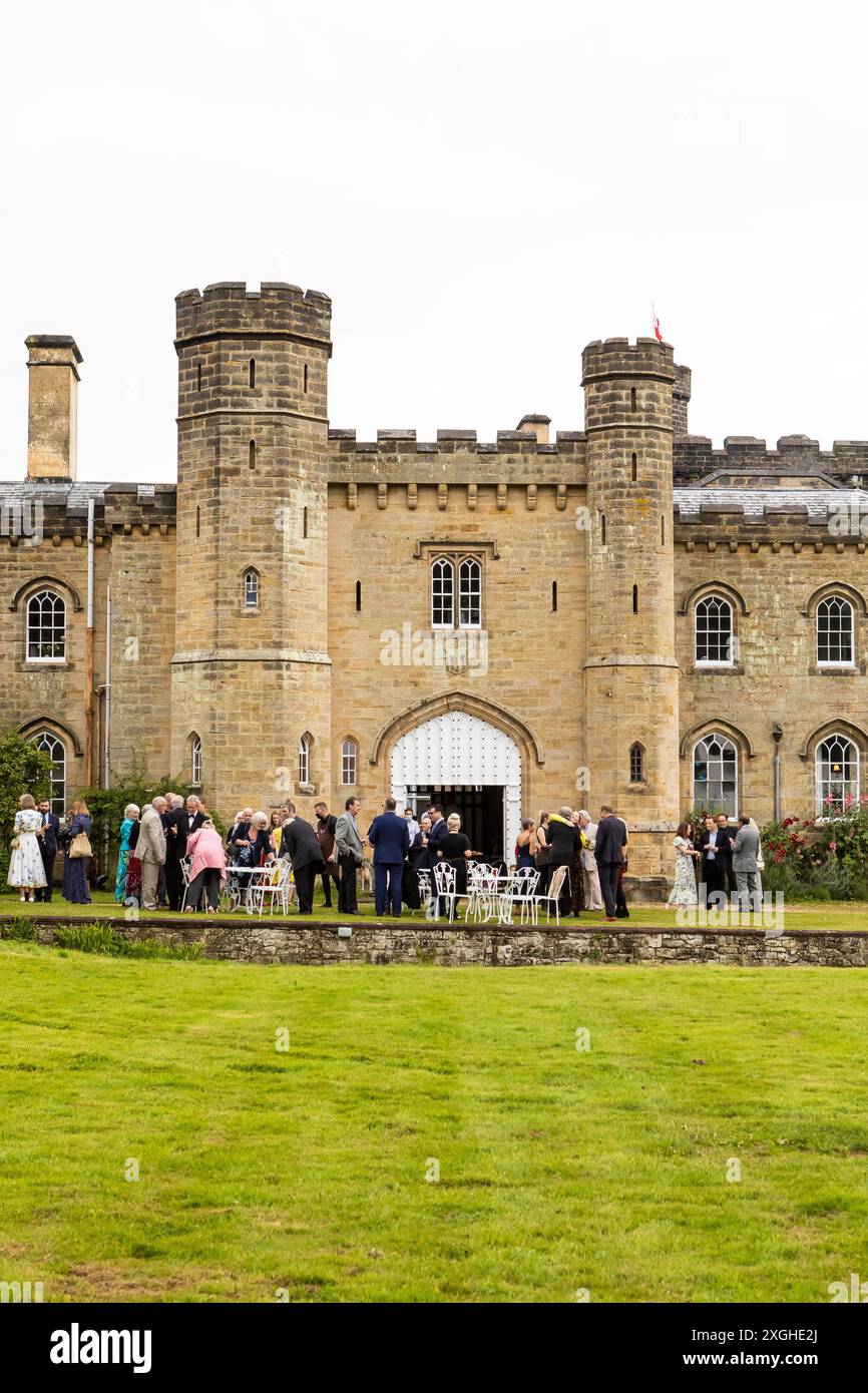 Chiddingstone Castle, a 19th century castle in Chiddingstone, Kent ...