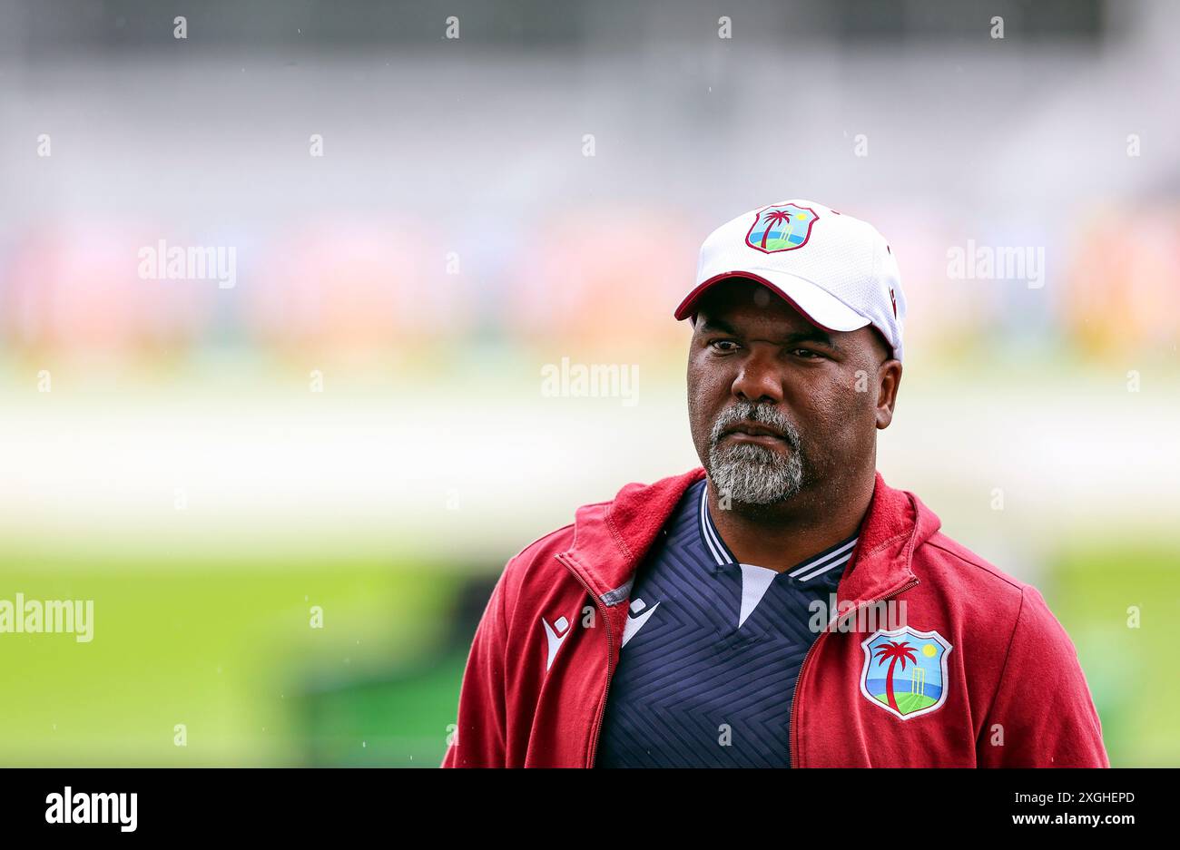 West Indies head coach Andre Coley ahead of a nets session at Lord's ...