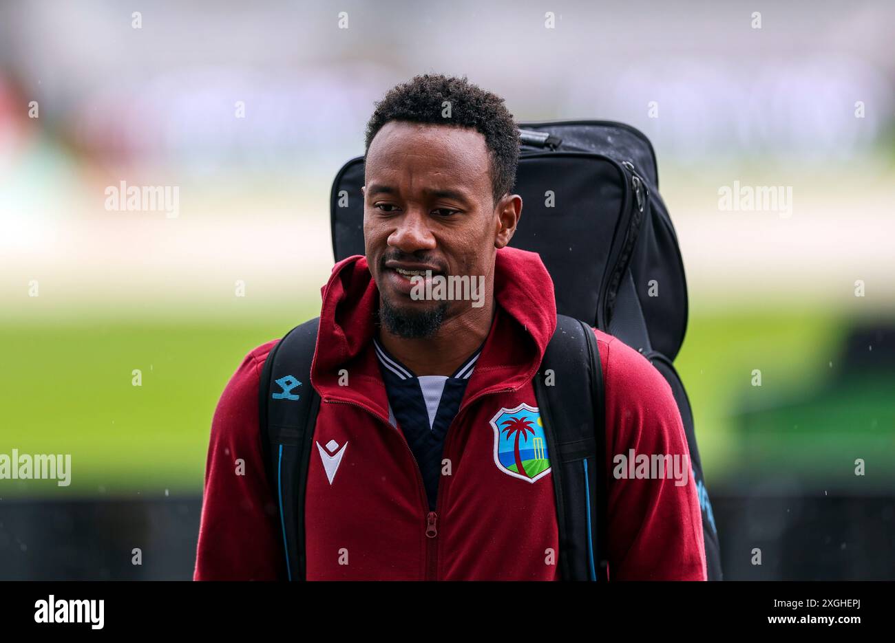 West Indies player Kavem Hodge ahead of a nets session at Lord's ...