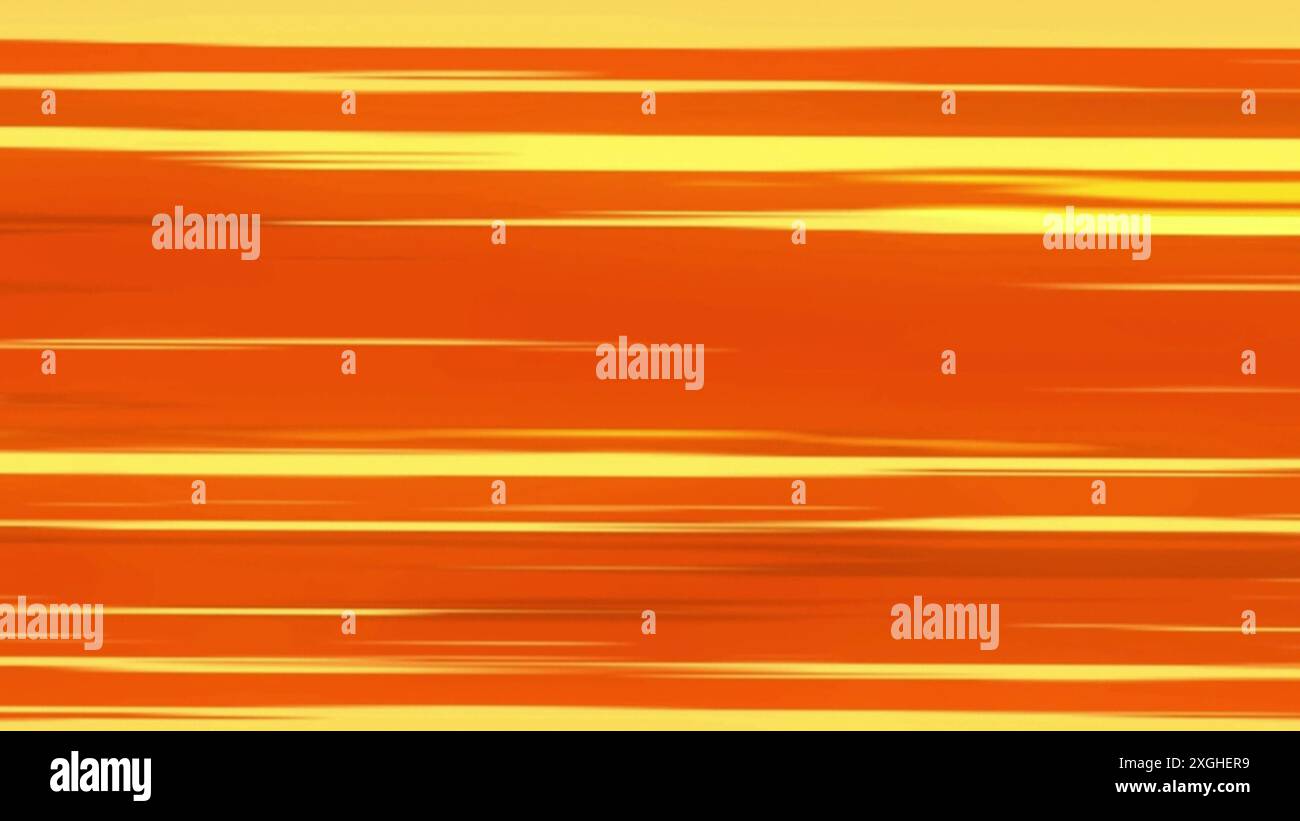Orange Anime Speed Lines. Anime motion background. 3d illustration ...
