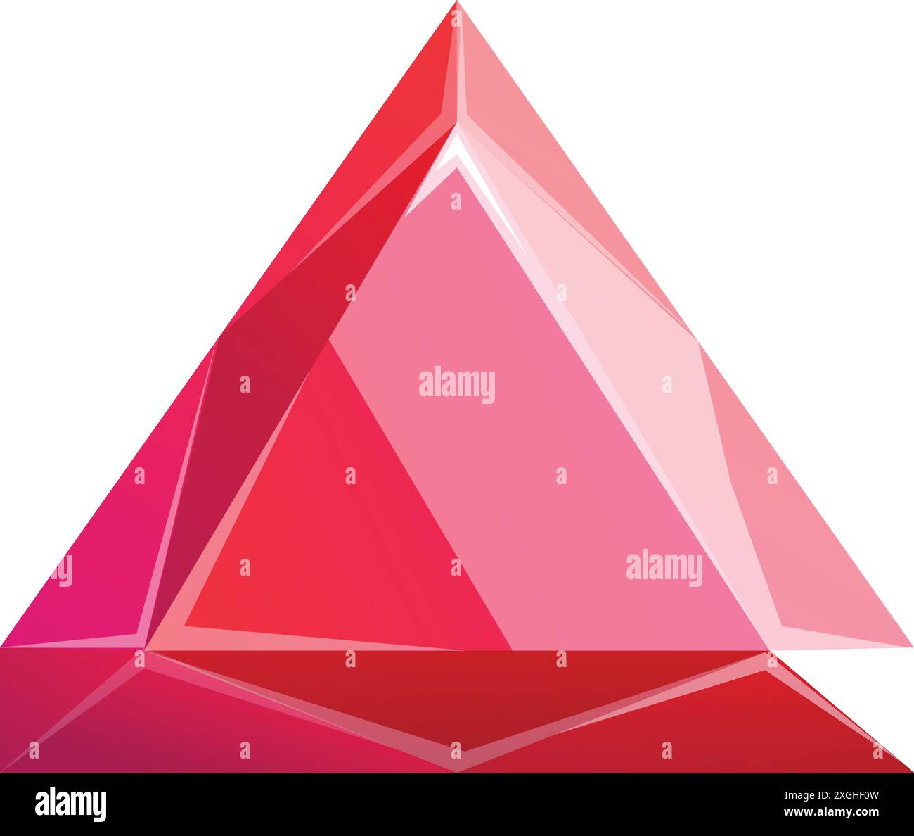 Reflecting triangle Stock Vector Images - Alamy