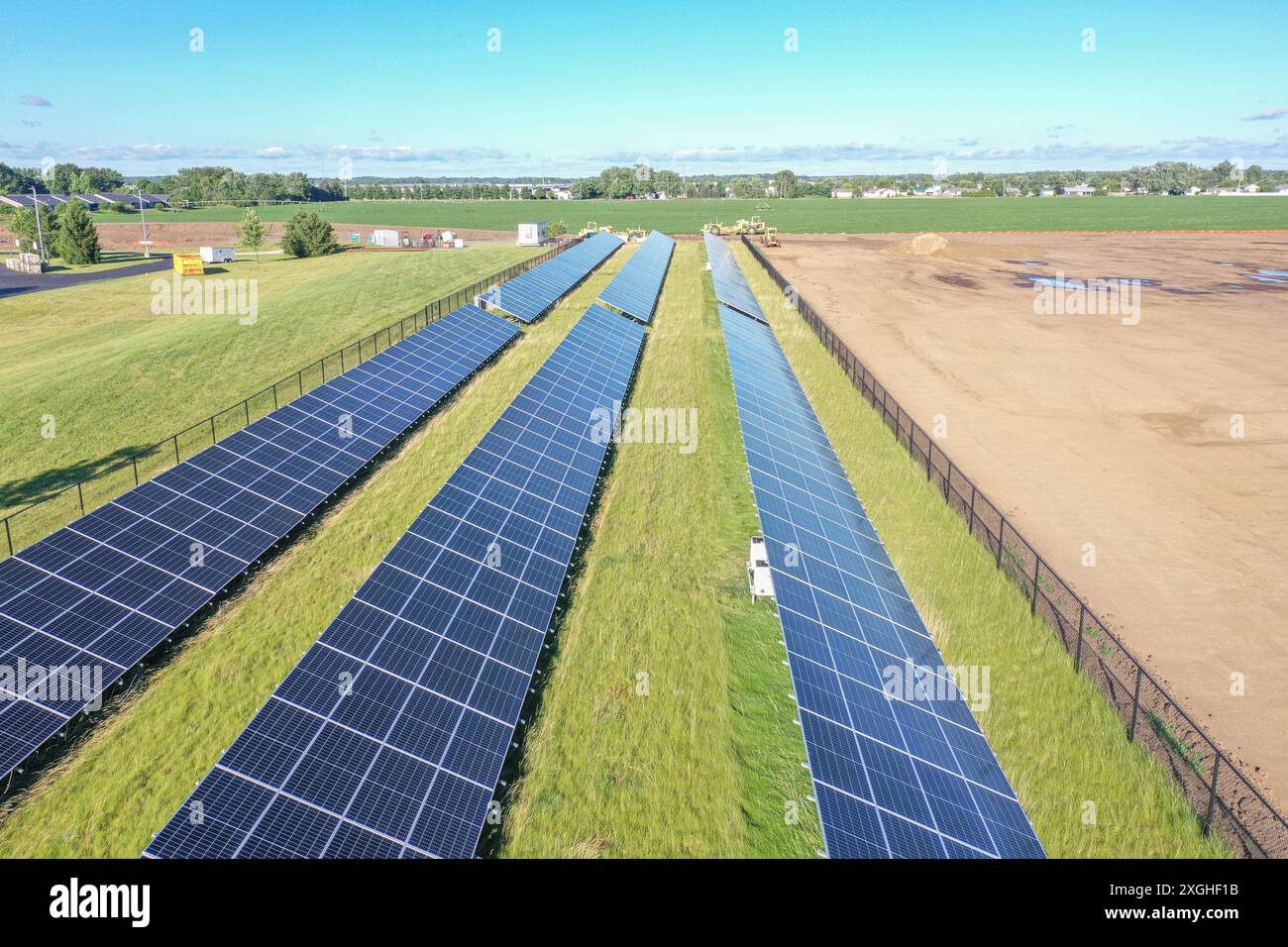 Indiana farm aerial hi-res stock photography and images - Alamy