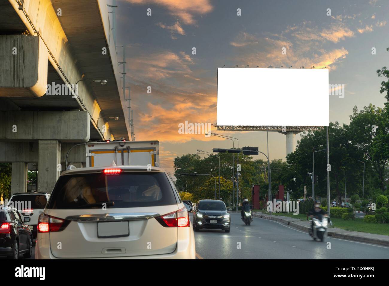Blank Billboard Car Blank Billboard In Times Square New York City At