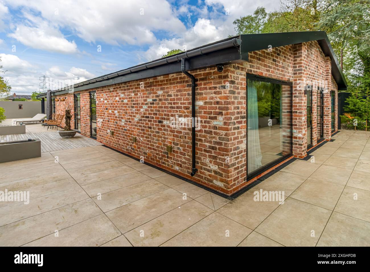 Large executive house with pool house, gym and outdoor kitchen in a ...