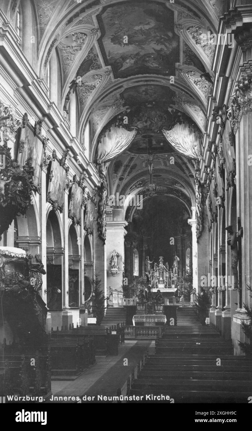 Church interior view Black and White Stock Photos & Images - Alamy