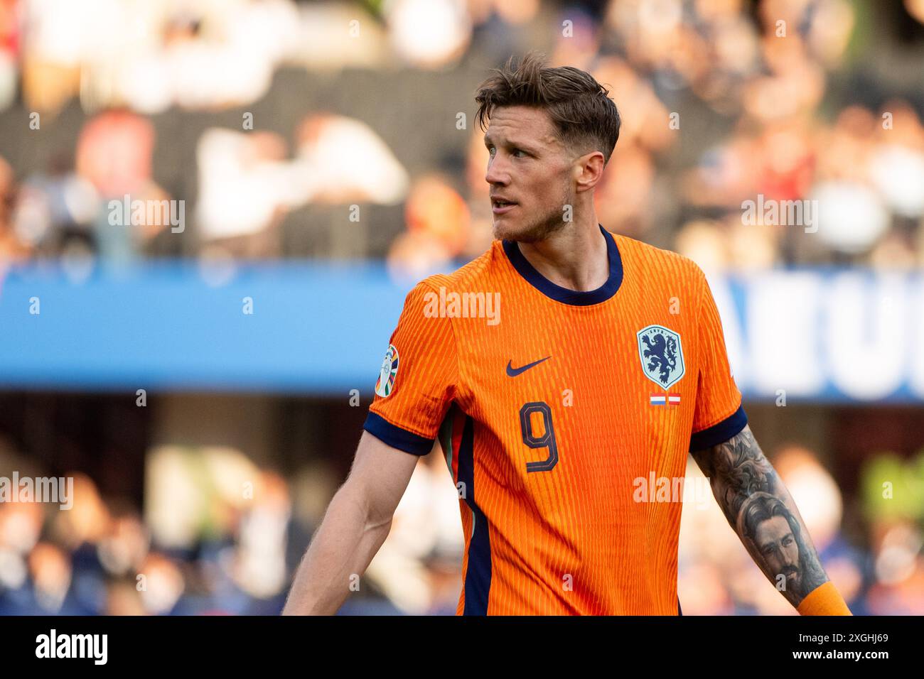 Wout Weghorst (Niederlande, #09), GER, Netherlands (NED) vs Austria (AUT), Fussball ...