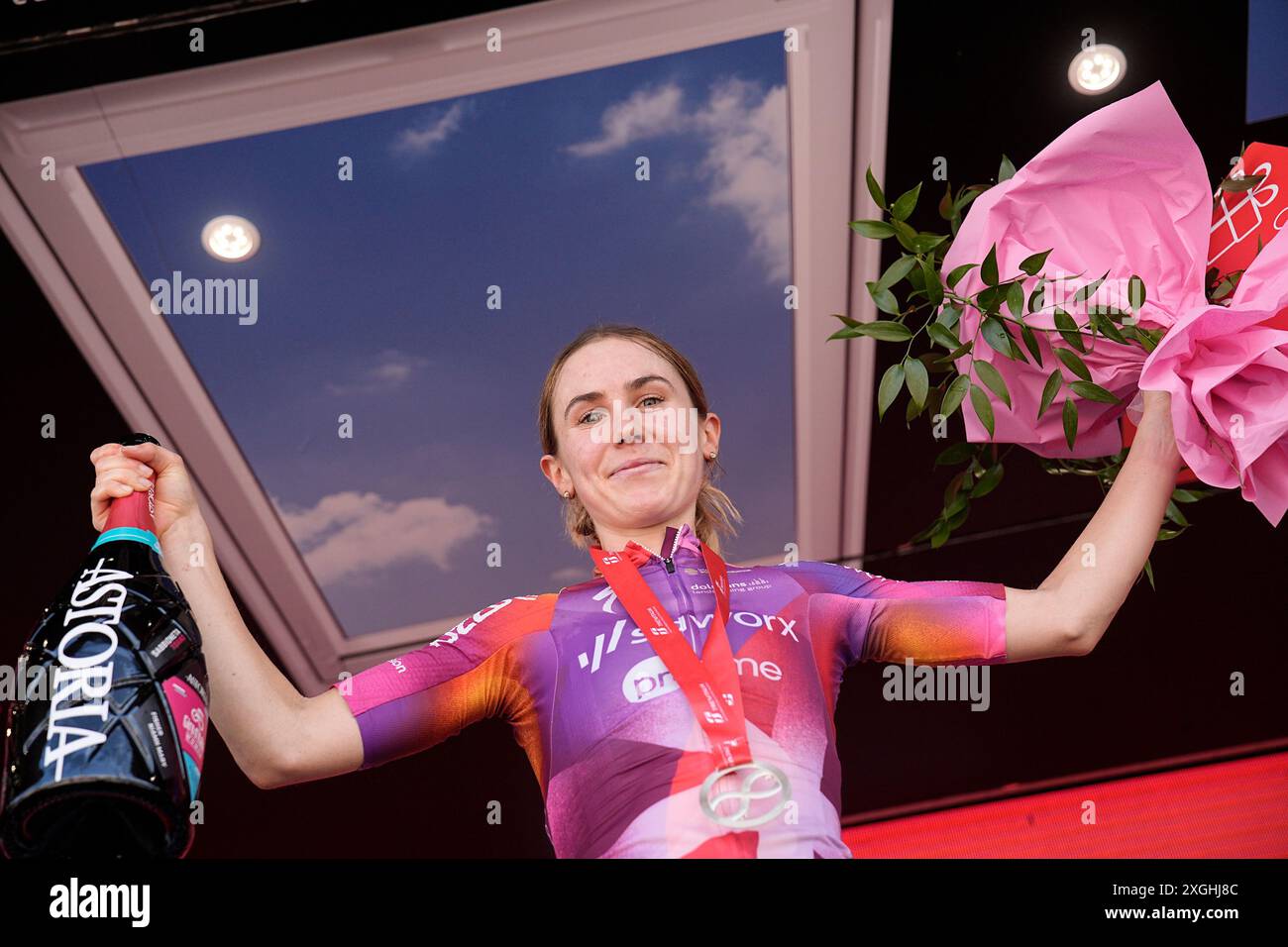 Toano, Italia. 09th July, 2024. Niamh Fisher-Black (Team SD Worx ...