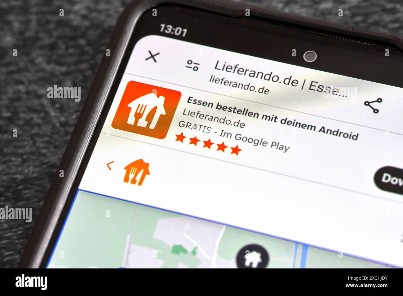 Bavaria, Germany - May 30, 2024: The restaurant and food delivery ...