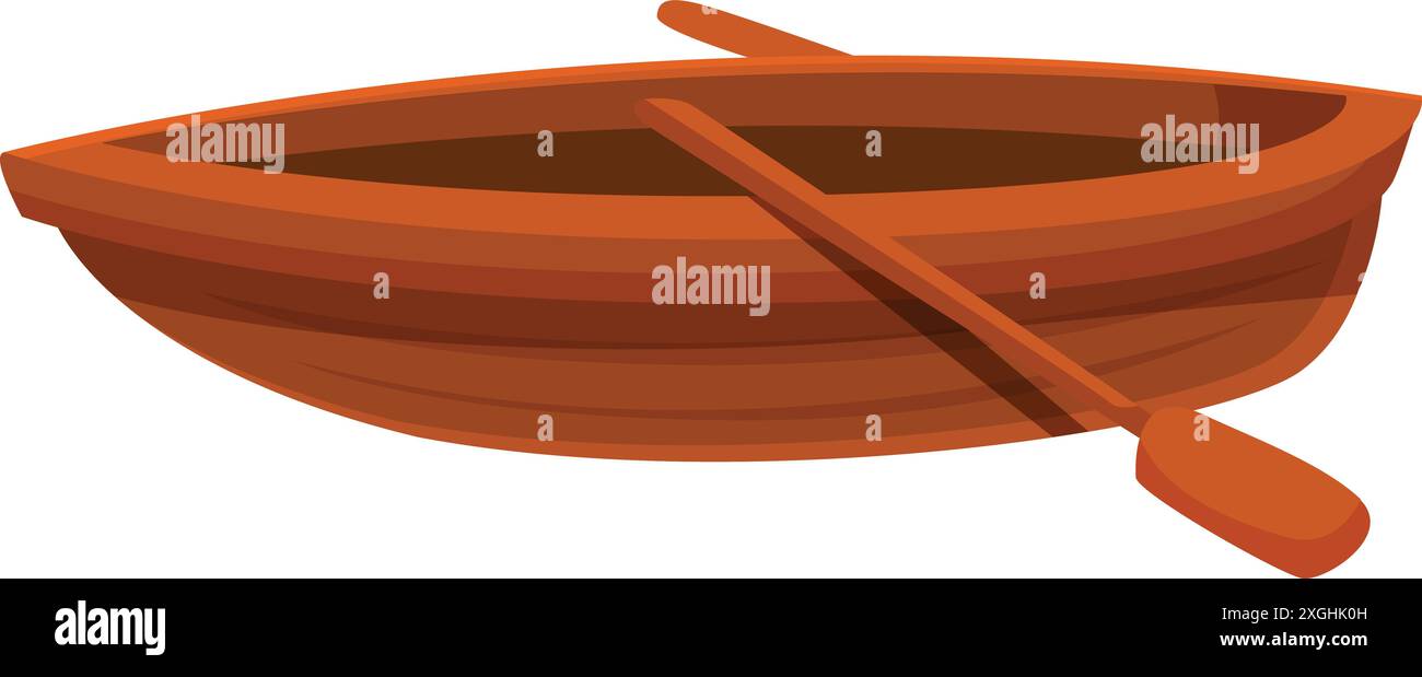 Very small rowing boat Stock Vector Images - Alamy