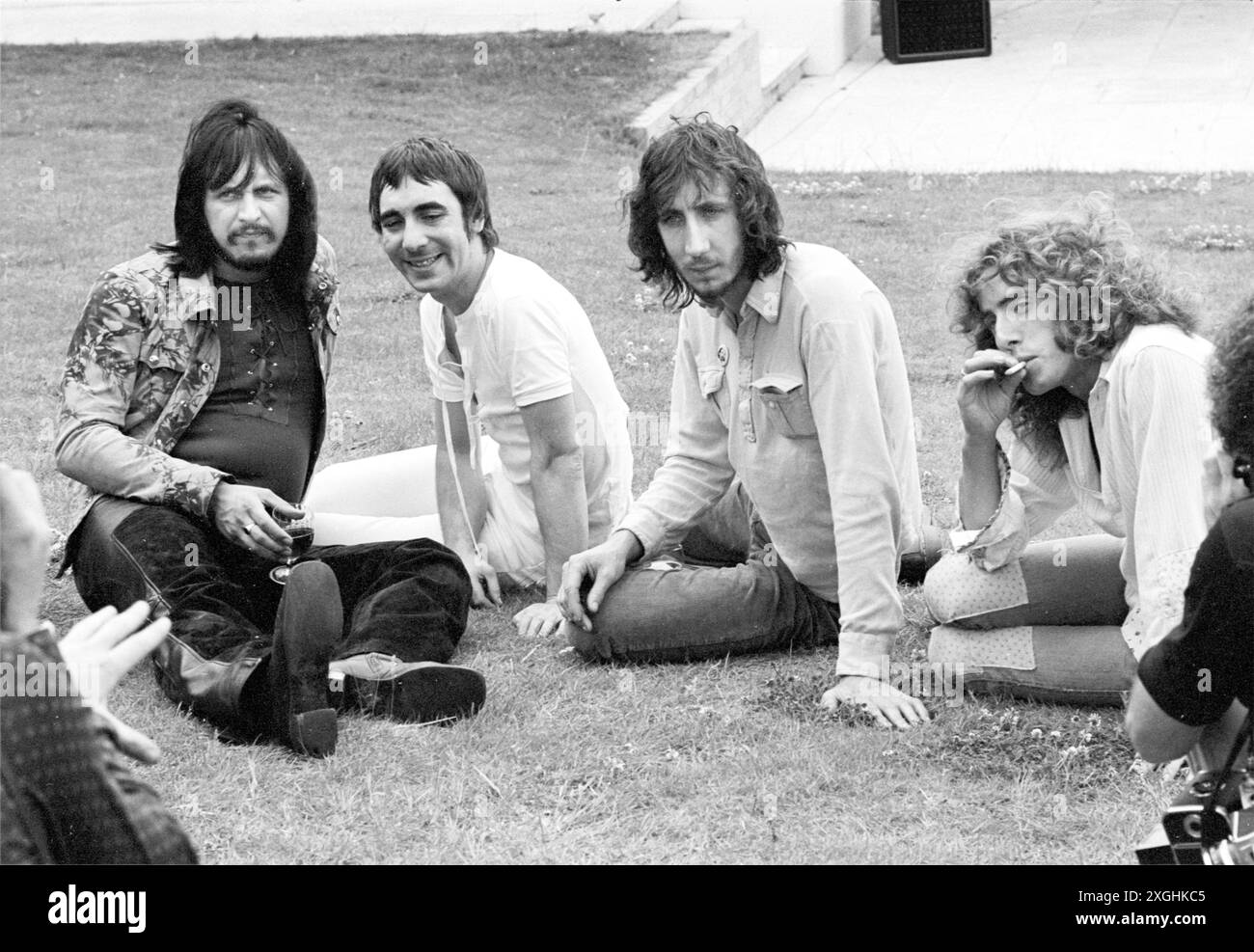 The Who posed at a press call for 'Who's Next' album launch party in ...