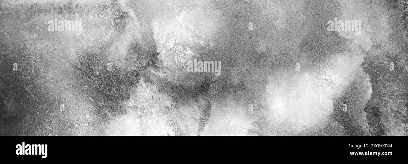 Watercolor black texture background. Grey dark abstract landscape ...