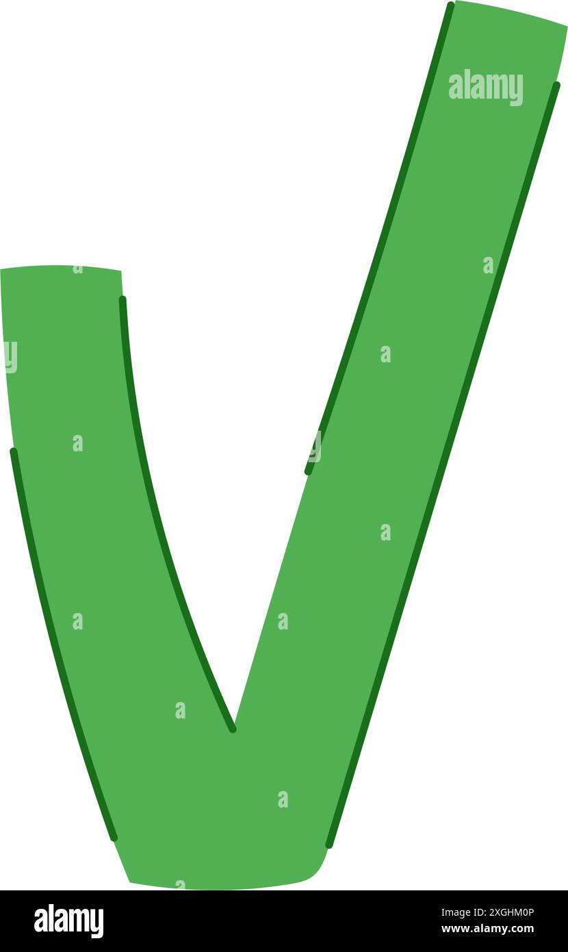 ok check mark cartoon vector illustration Stock Vector Image & Art - Alamy