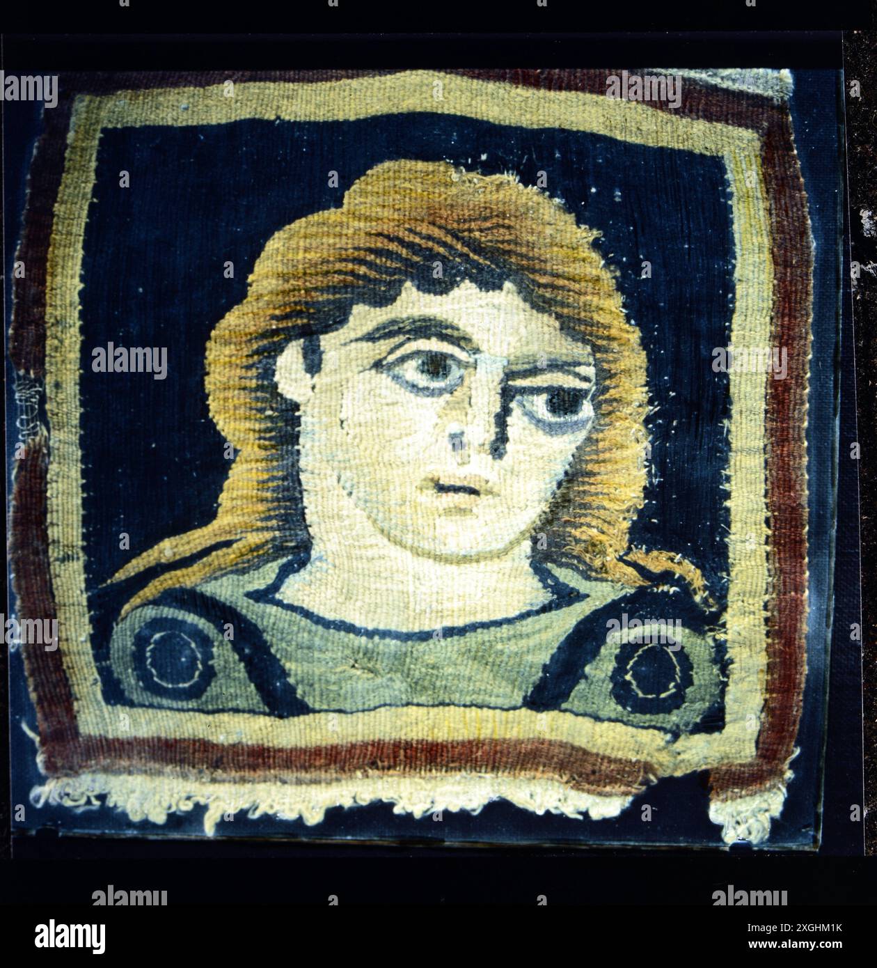 fine arts, Egypt, female head, textiles, 4th / 5th century, Victoria ...