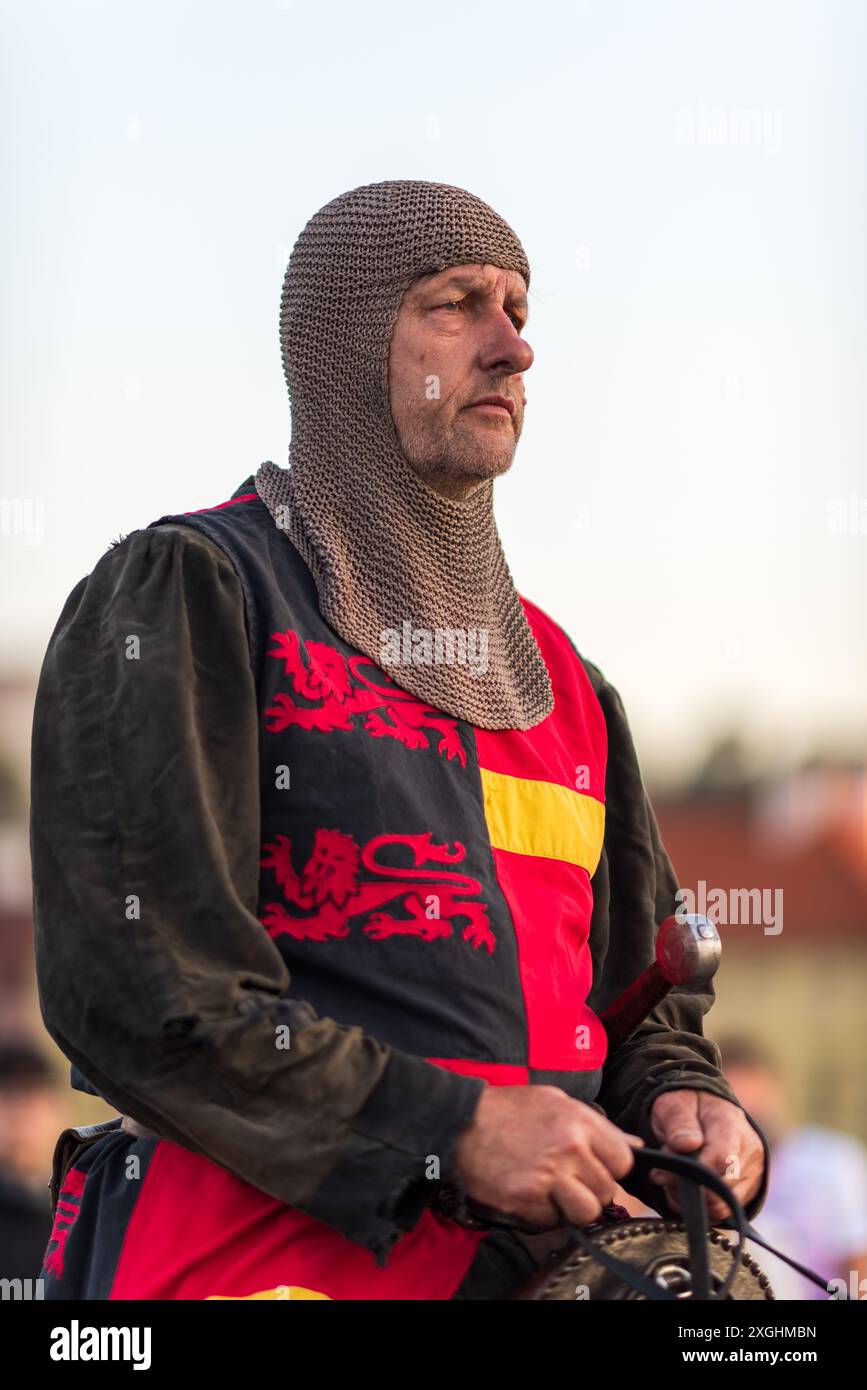 Sunrise parade medieval historic reenactment to commemorate 667th ...