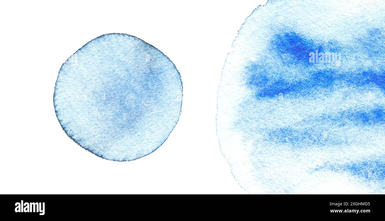 Watercolor texture background. Blue sky cloud. Hand drawing art ...