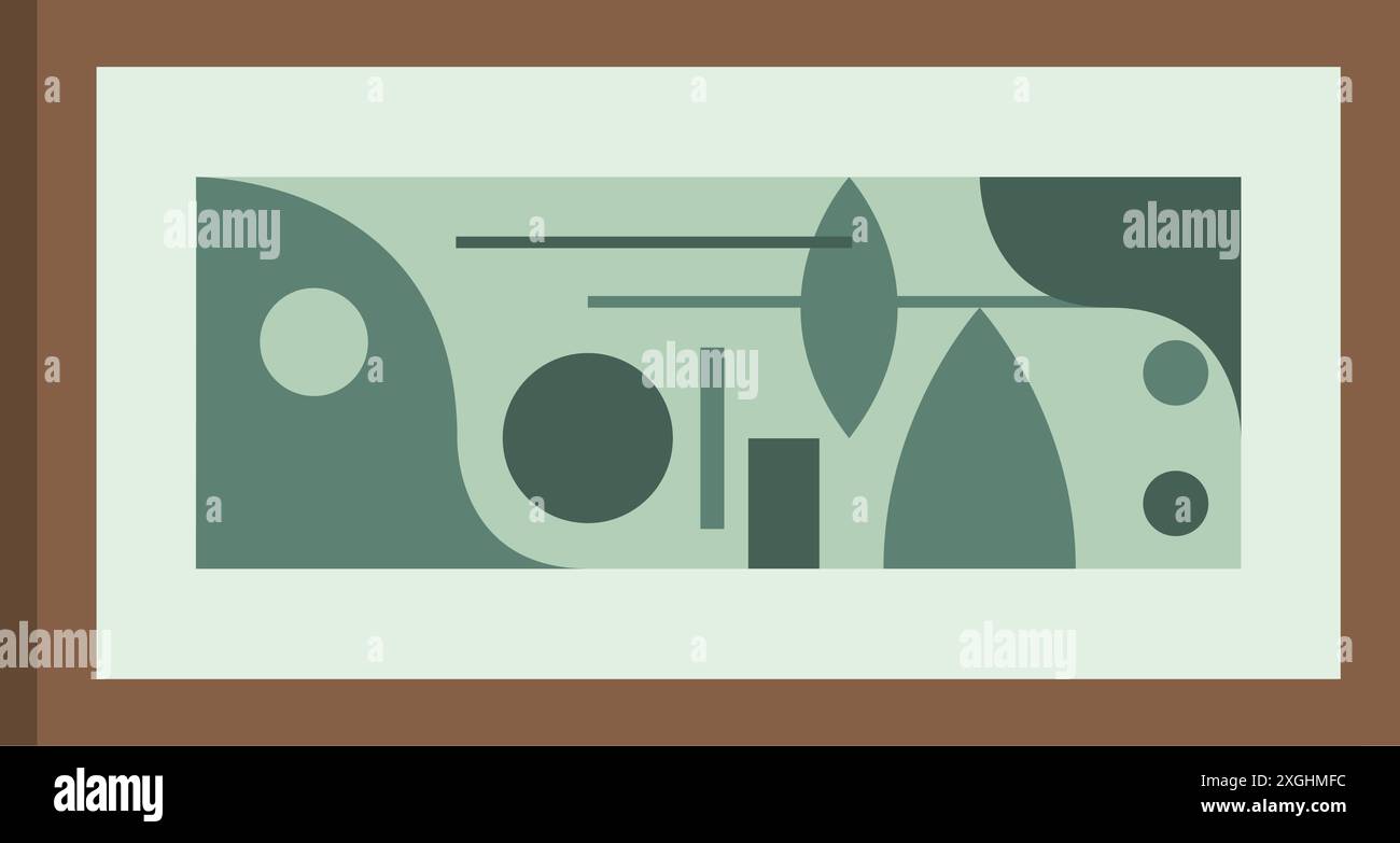 Vintage style wooden frame Stock Vector Images - Alamy