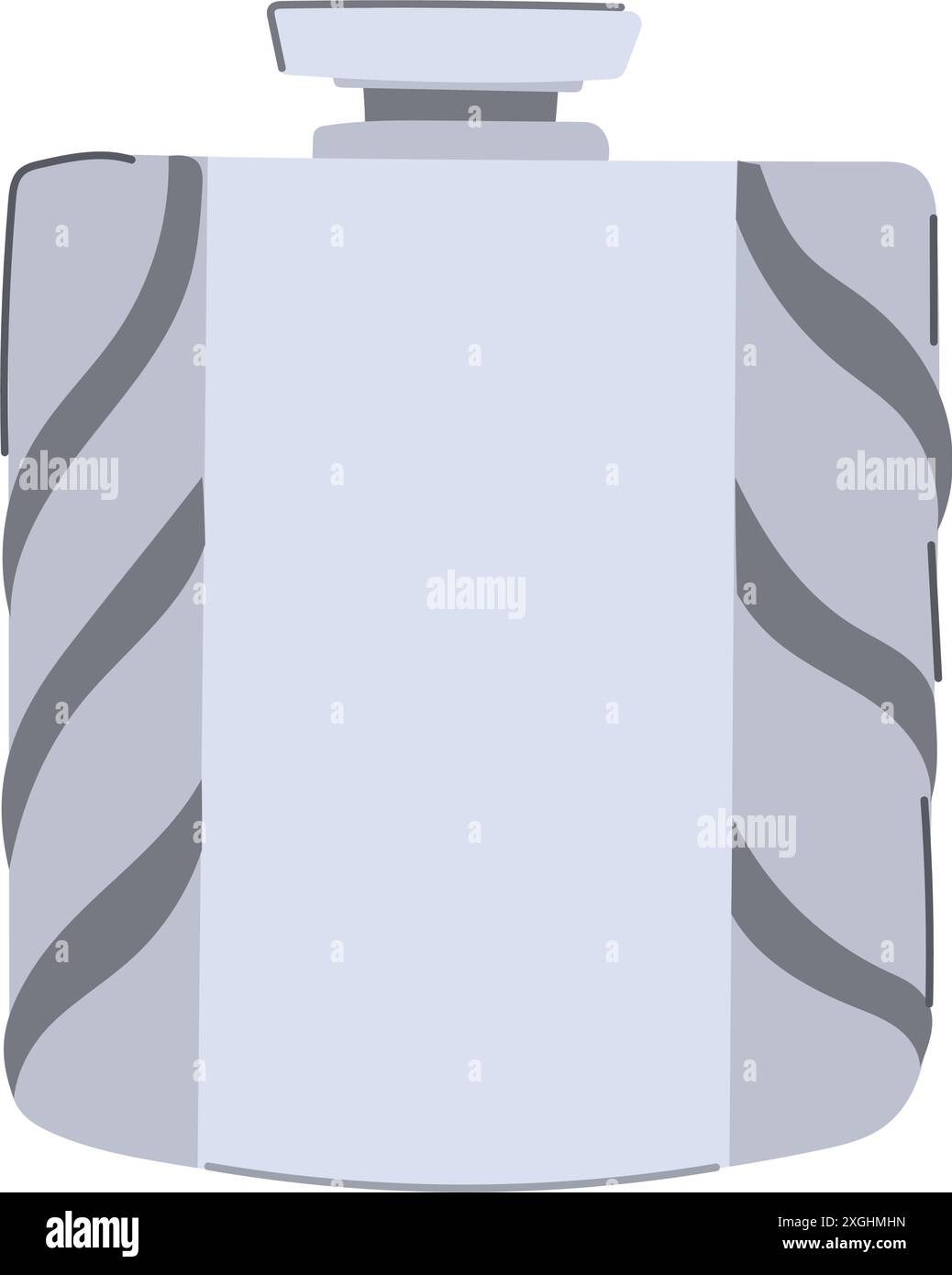 beverage flask alcohol cartoon vector illustration Stock Vector Image ...