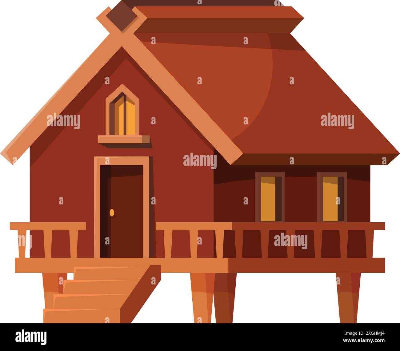 Stilt house Cut Out Stock Images & Pictures - Alamy
