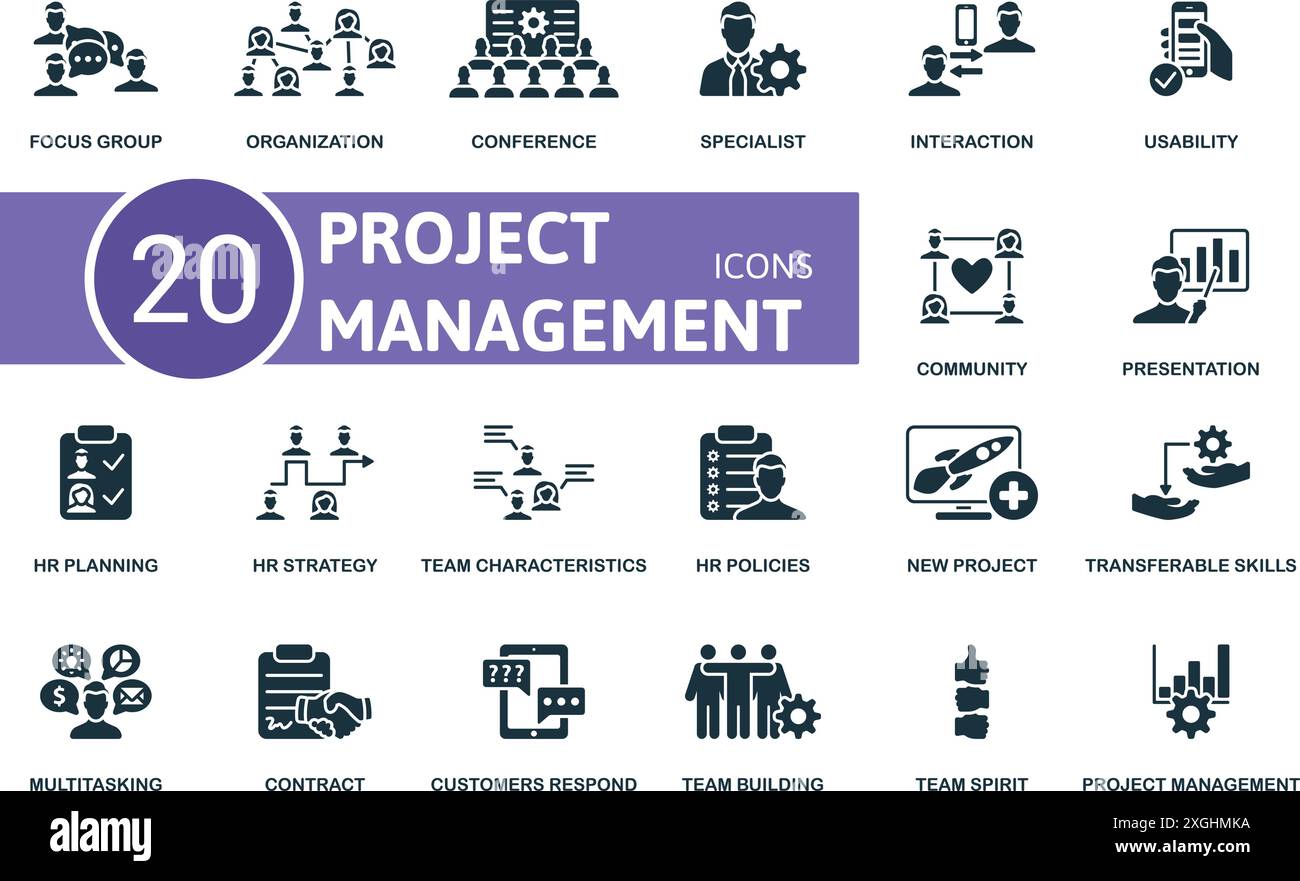 Multitasking group Stock Vector Images - Alamy