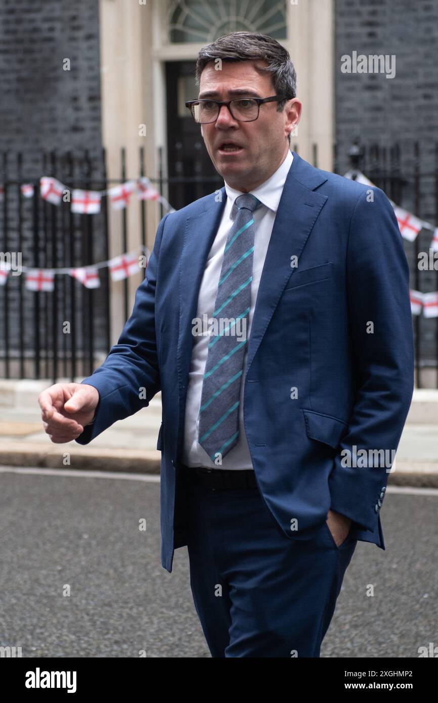 London, UK. 09 Jul 2024. Andy Burnham - Mayor of Greater Manchester is ...