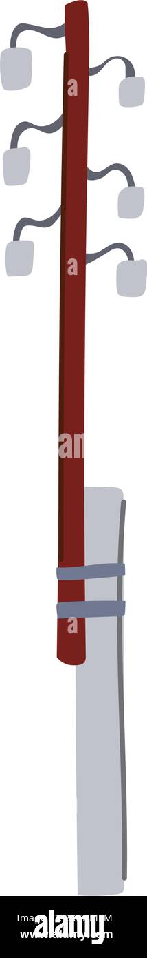 energy electric pylon cartoon vector illustration Stock Vector Image ...