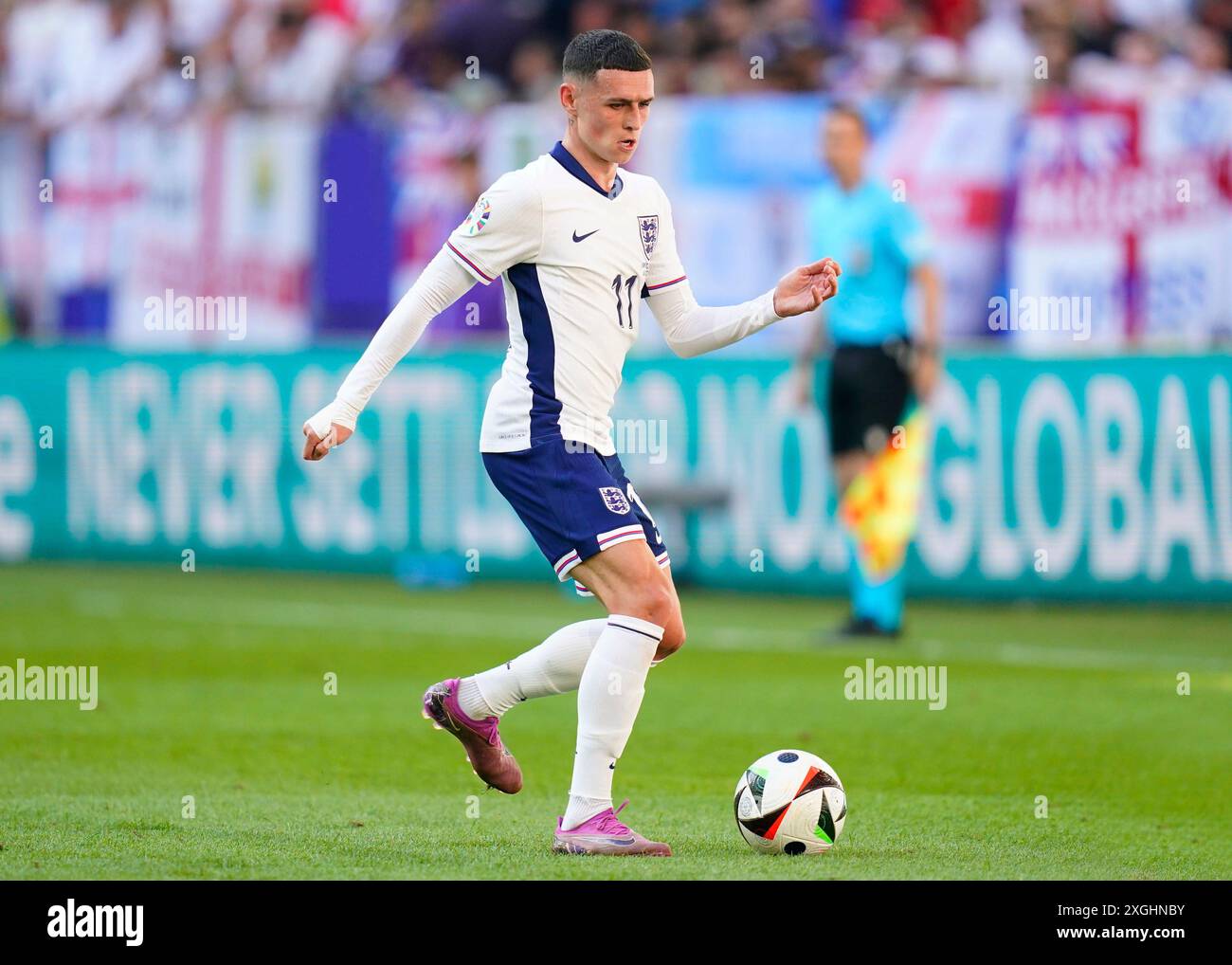 Phil Foden of England during the UEFA Euro 2024 match between England ...