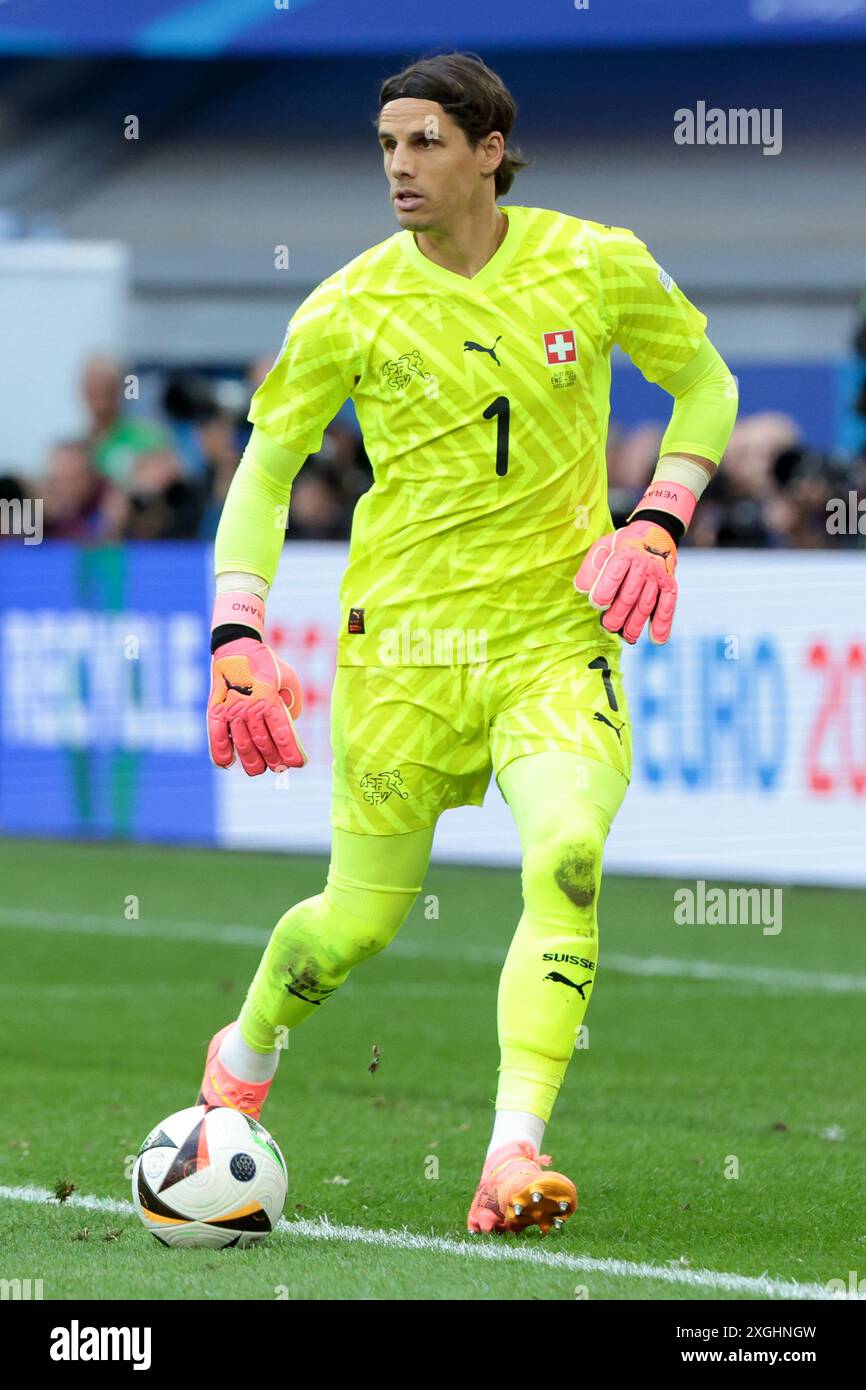 Switzerland goalkeeper Yann Sommer during the UEFA Euro 2024 quarter ...