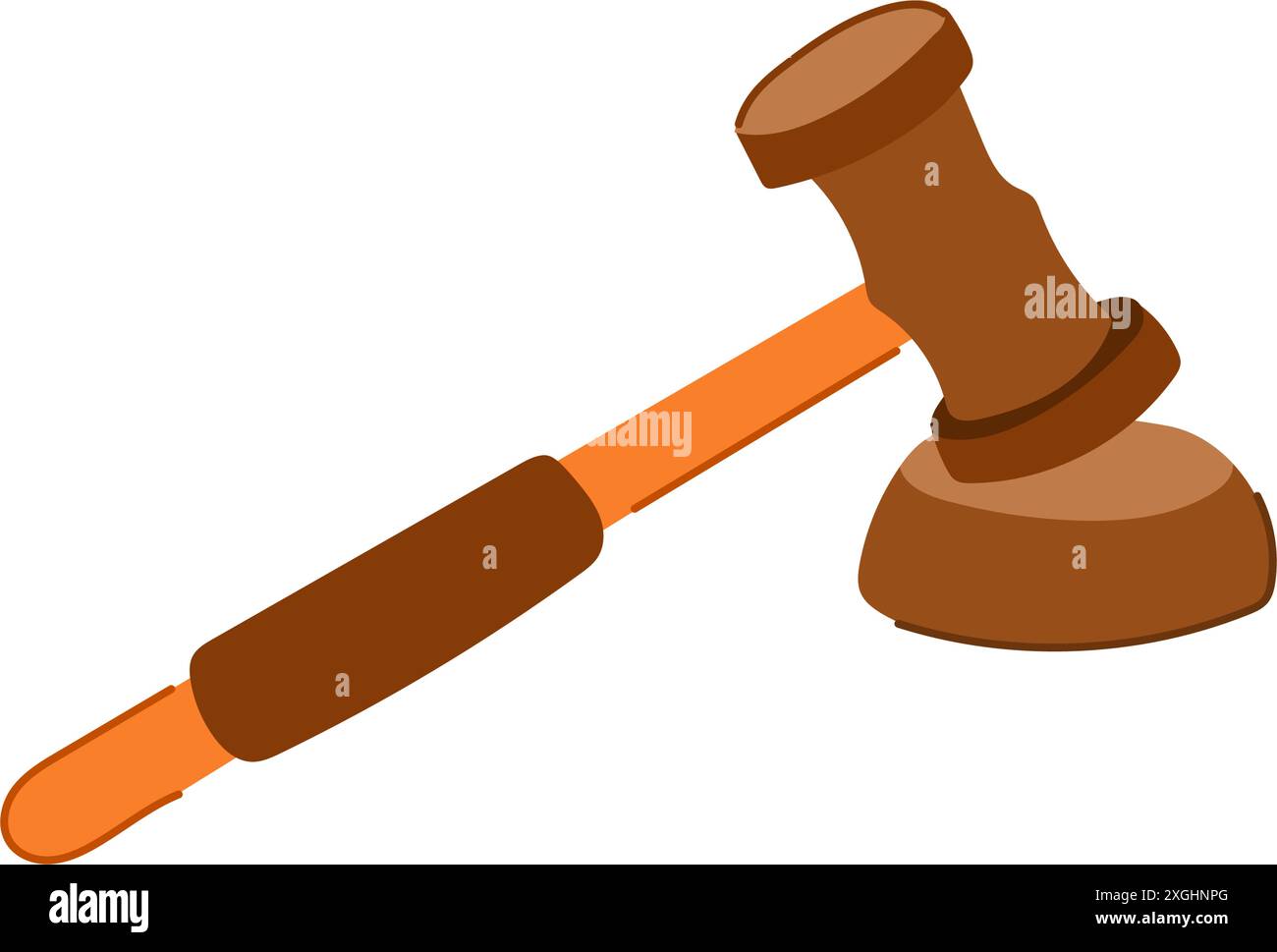 legal judge hammer cartoon vector illustration Stock Vector Image & Art ...