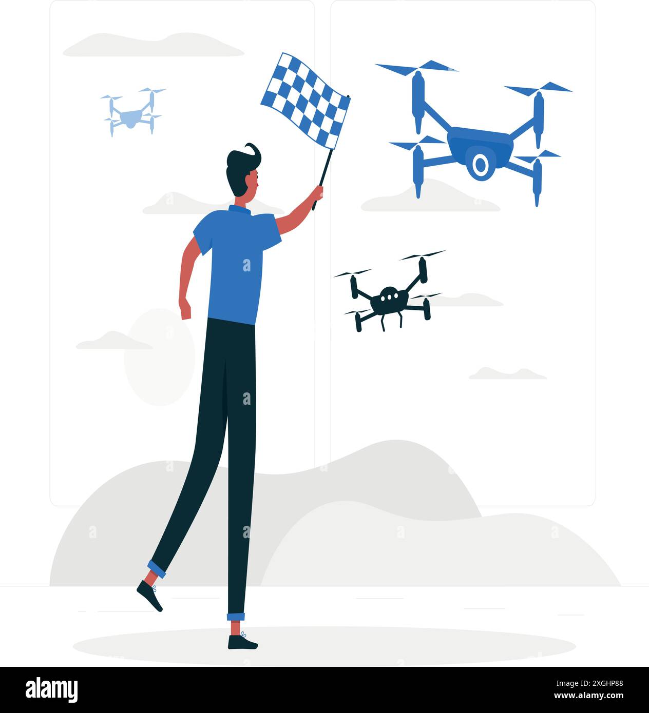 Drone goggles Stock Vector Images - Alamy