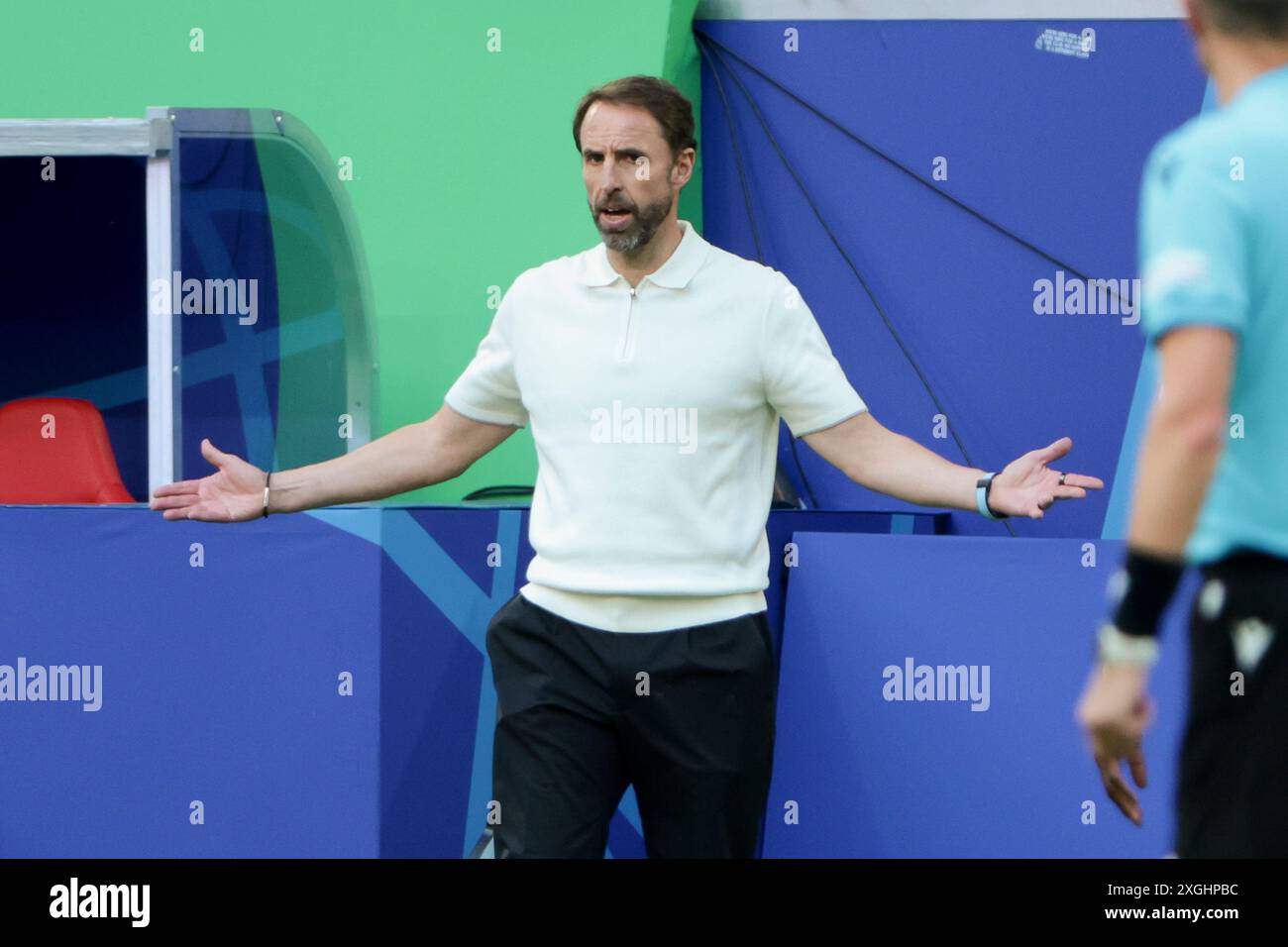 Coach of England Gareth Southgate during the UEFA Euro 2024 quarter ...