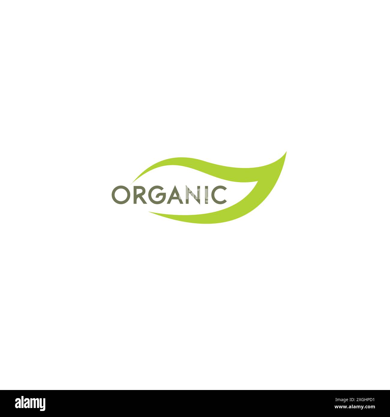 Organic Logo Vector Art. Leaf Vector Design Stock Vector Image & Art ...