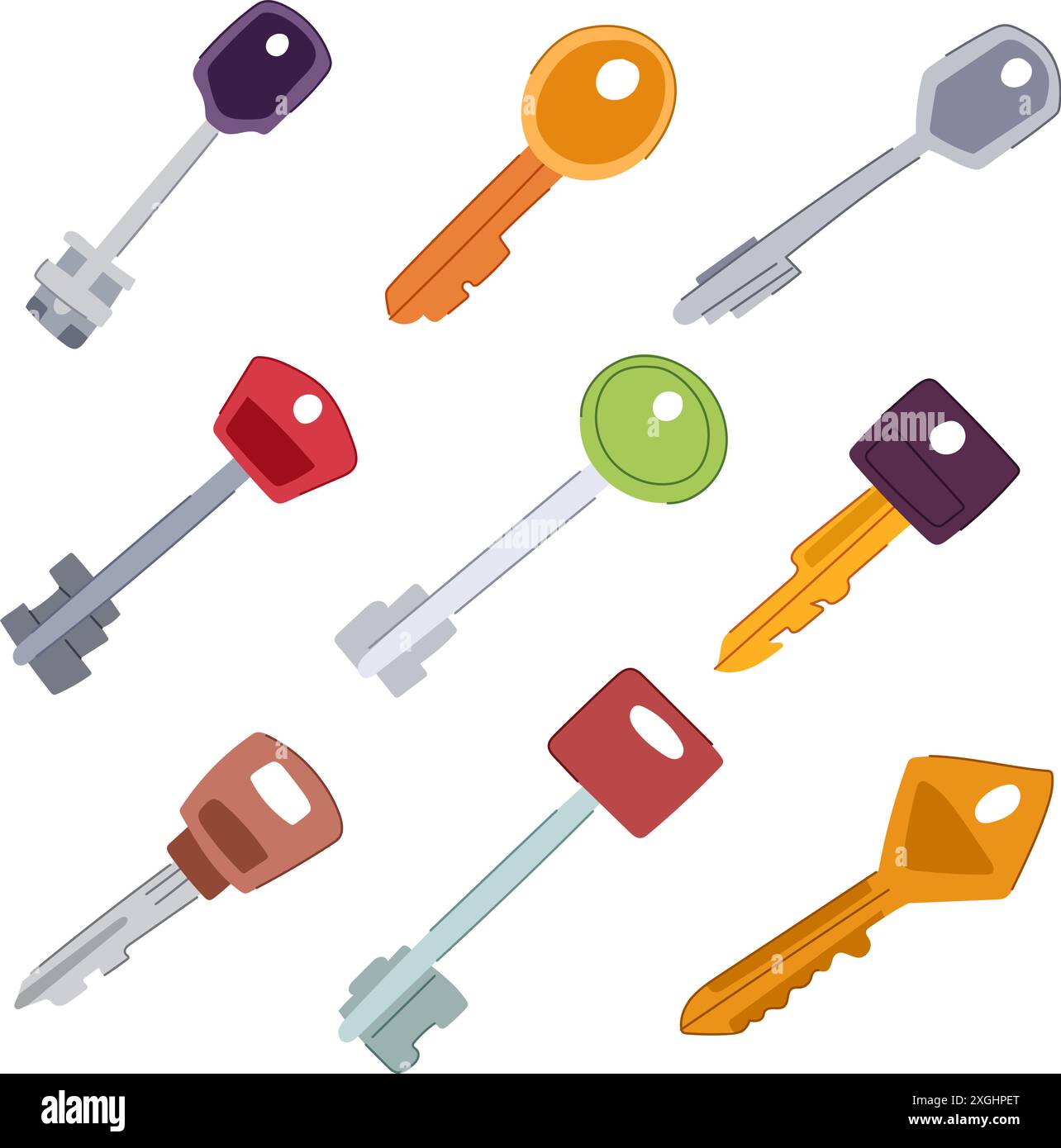key set cartoon vector illustration Stock Vector Image & Art - Alamy
