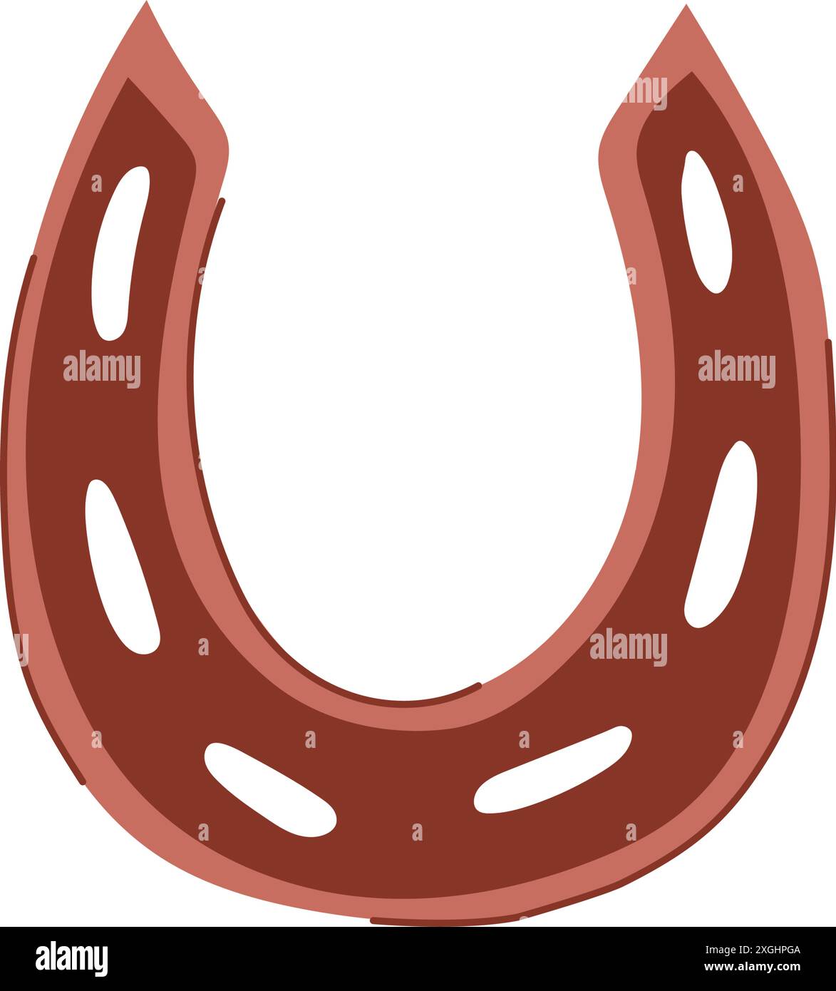 chance horseshoe cartoon vector illustration Stock Vector Image & Art ...