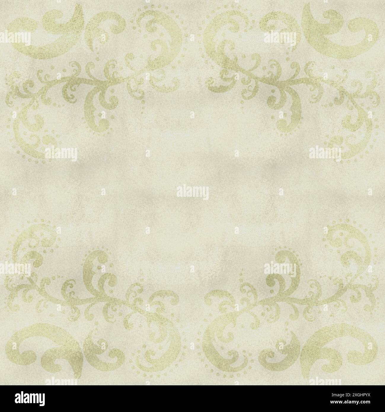 Seamless vintage pattern with grunge texture. Hand-drawn watercolor ...