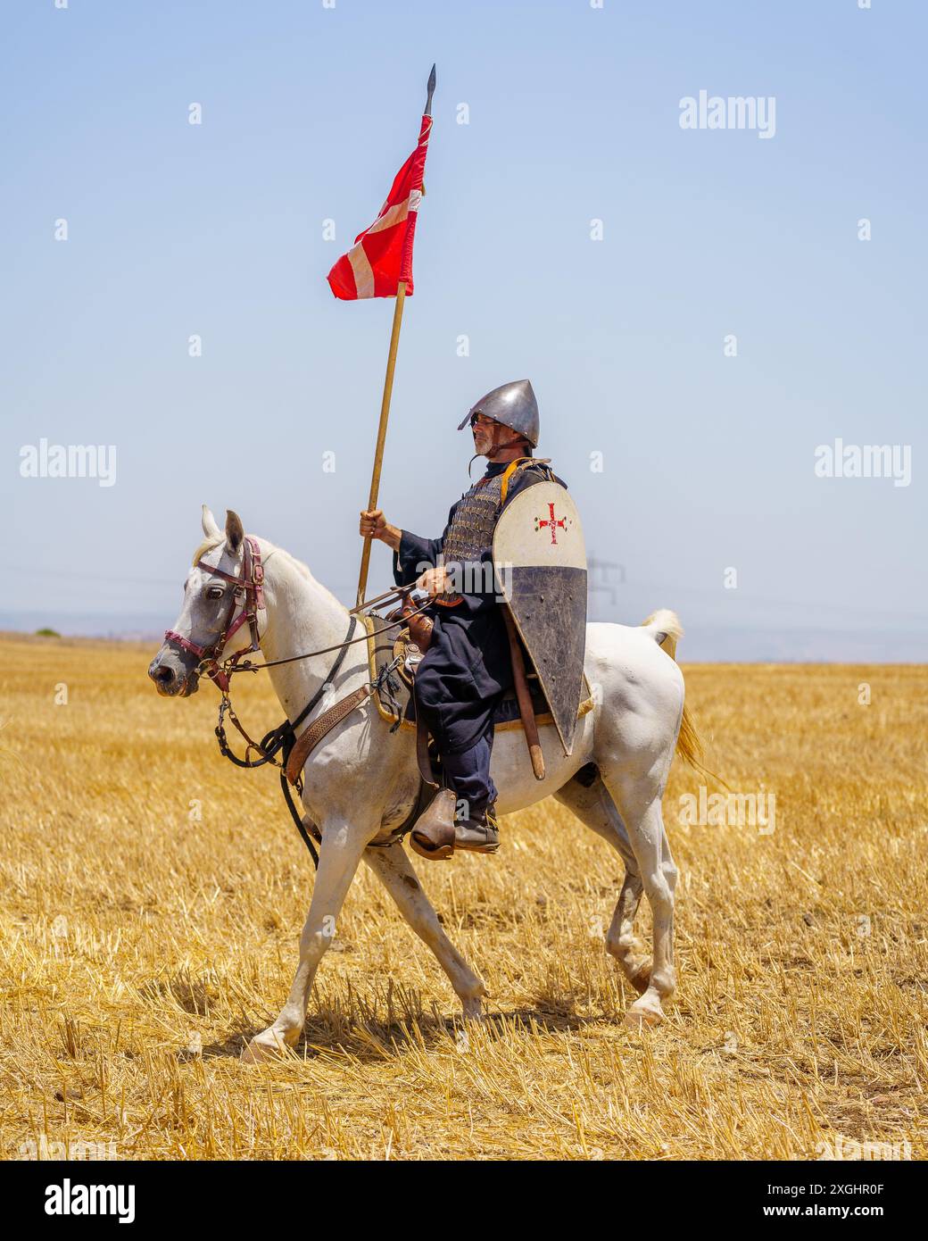 Lavi, Israel - July 05, 2024: Reenactment of the 1187 Battle of the ...