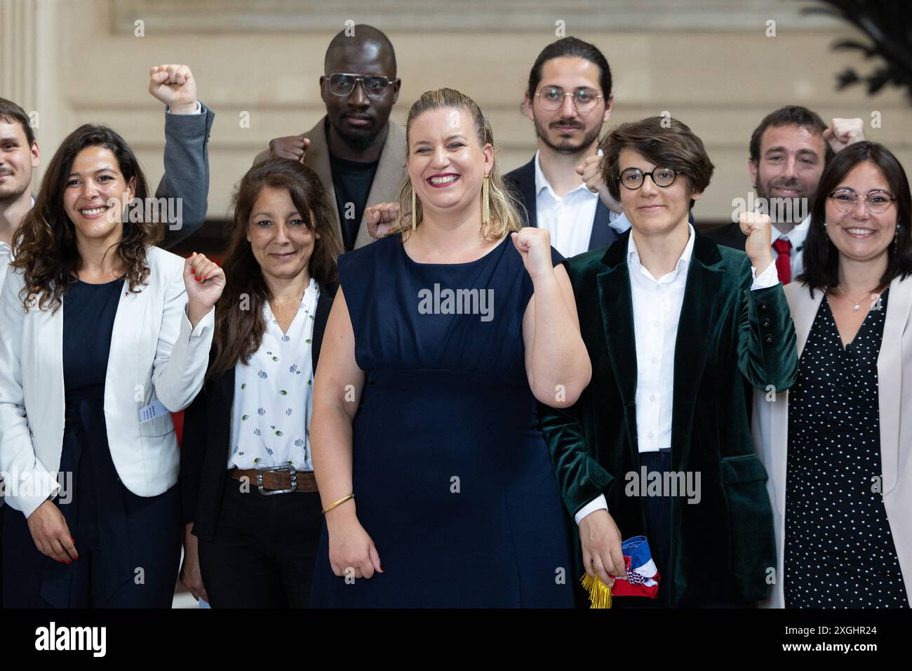 Paris, France. 09th July, 2024. French newly-elected Members of ...