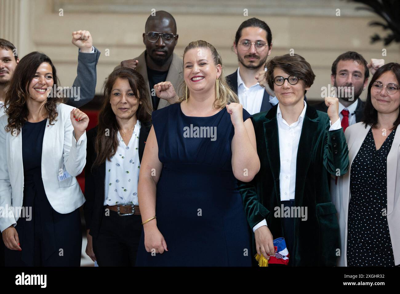 Paris, France. 09th July, 2024. French newly-elected Members of ...