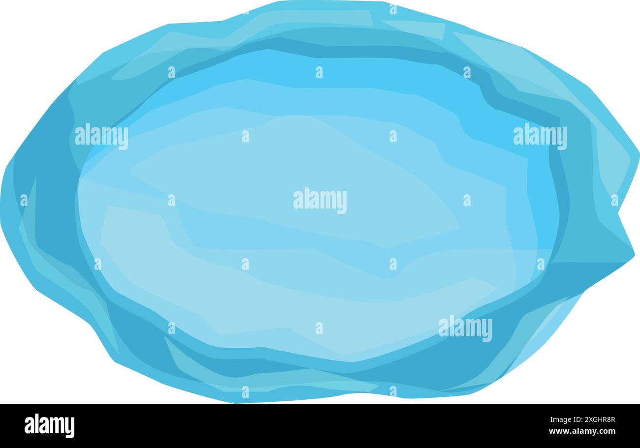 Beautiful frozen pond Cut Out Stock Images & Pictures - Alamy