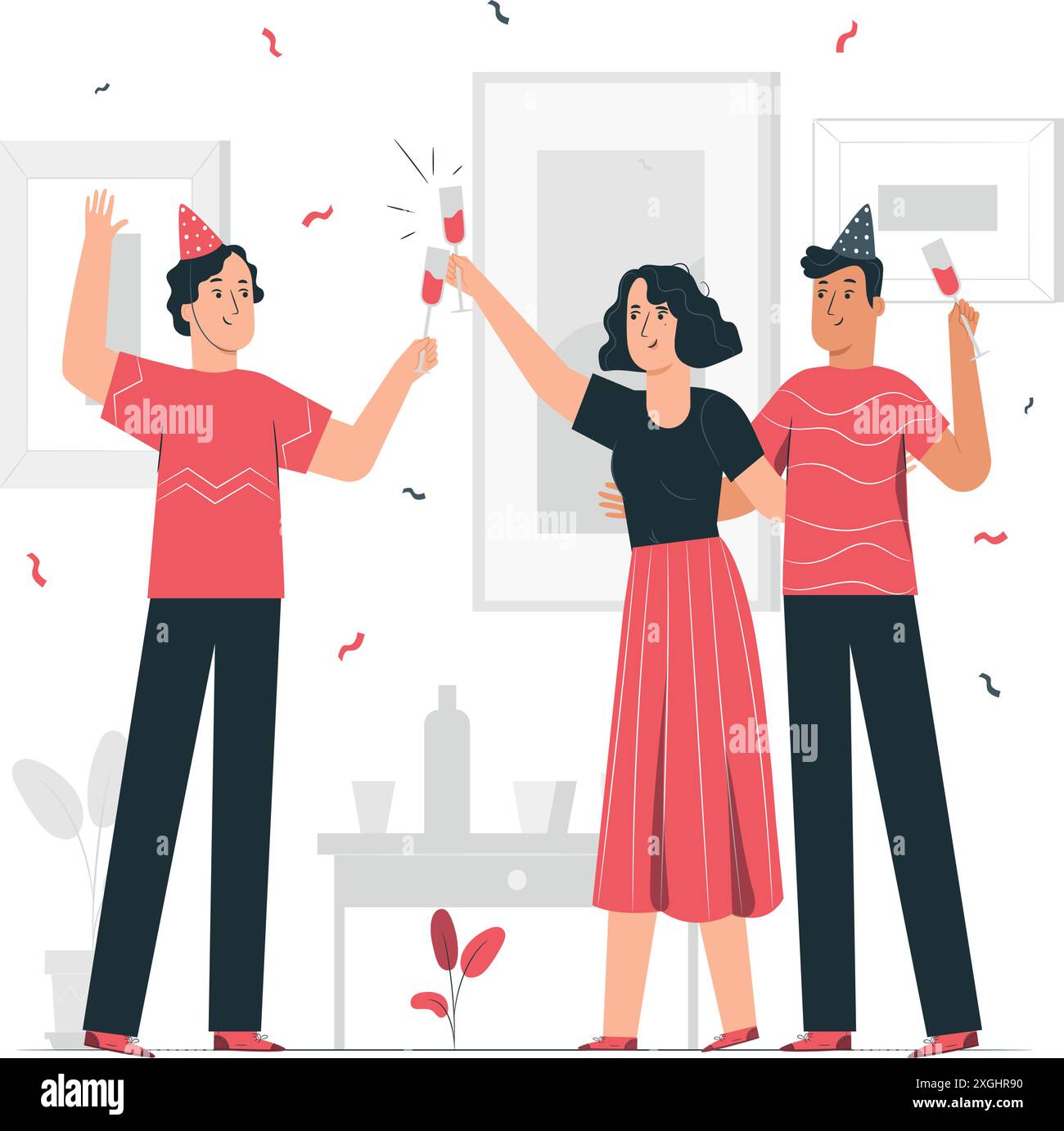 Web togetherness Stock Vector Images - Alamy