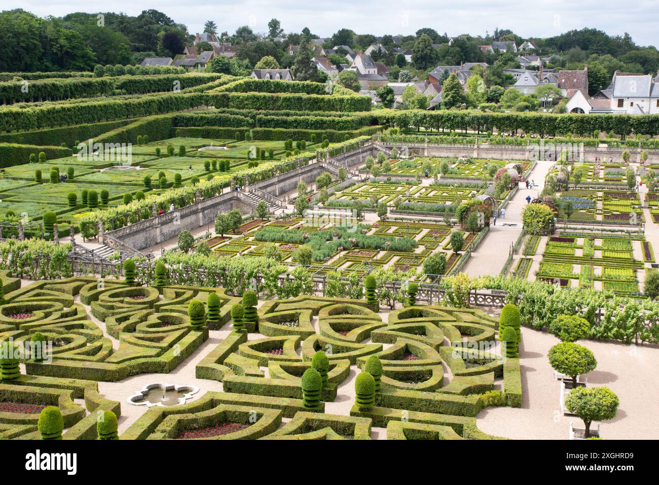 Villandry topiary hi-res stock photography and images - Alamy