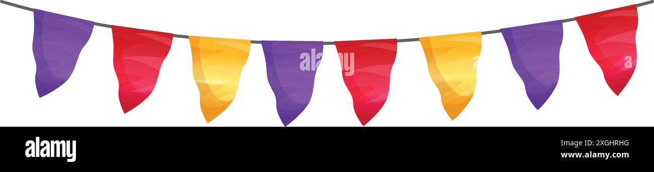 Celebratory flags Stock Vector Images - Alamy