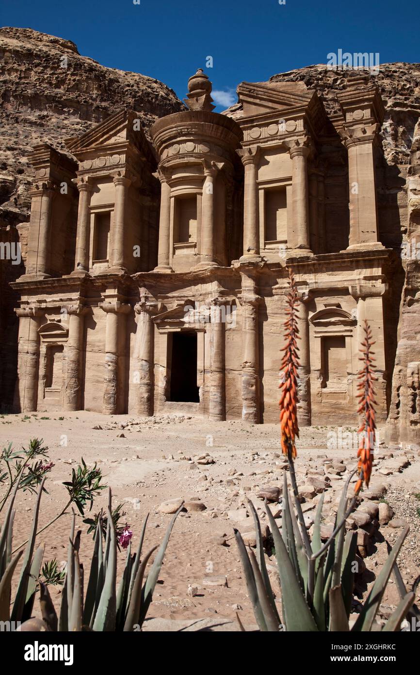 The Monastery, Petra, Jordan. Also known as Ad-Deir Stock Photo - Alamy