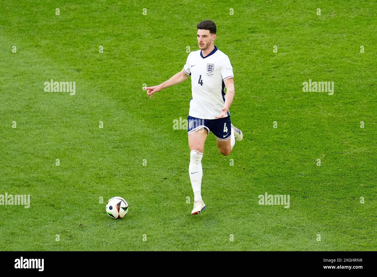 England's Declan Rice during the UEFA Euro 2024, quarter-final match at ...