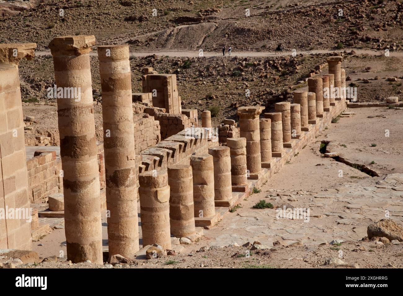 Great Temple, Petra, Jordan Stock Photo - Alamy