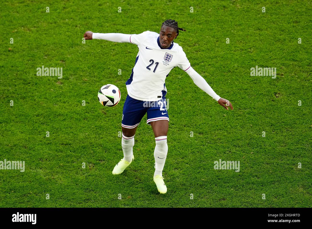 England's Eberechi Eze during the UEFA Euro 2024, quarter-final match ...