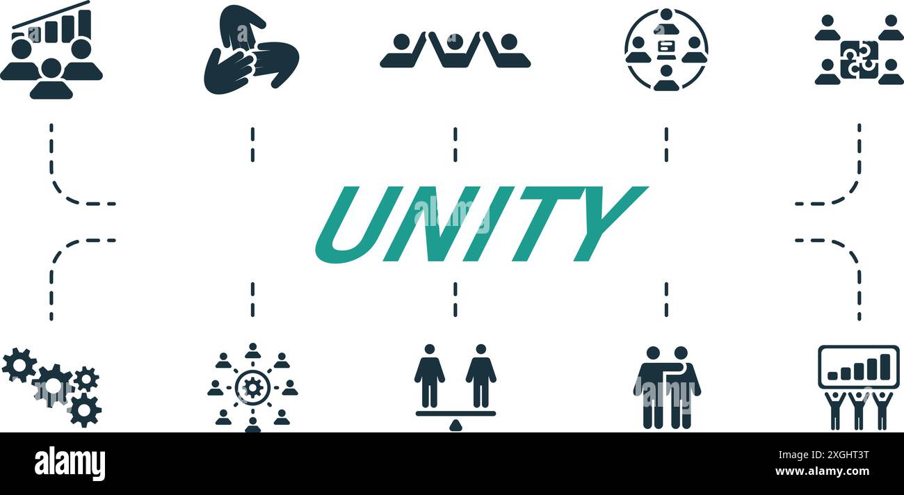 Group volunteer project Stock Vector Images - Alamy