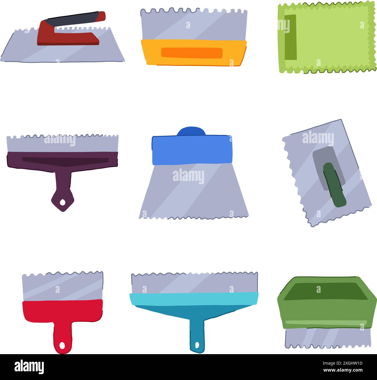 Placing of concrete Stock Vector Images - Alamy